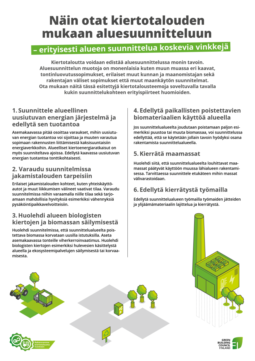 Kiertotalouden green deal - Green Building Council Finland